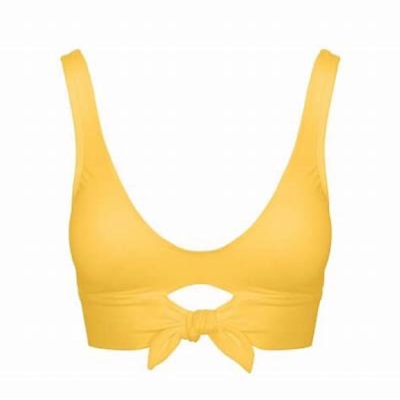 Robin Piccone | Swim | Robin Piccone Dandelion Yellow Bikini Top Bnwt | Poshmark